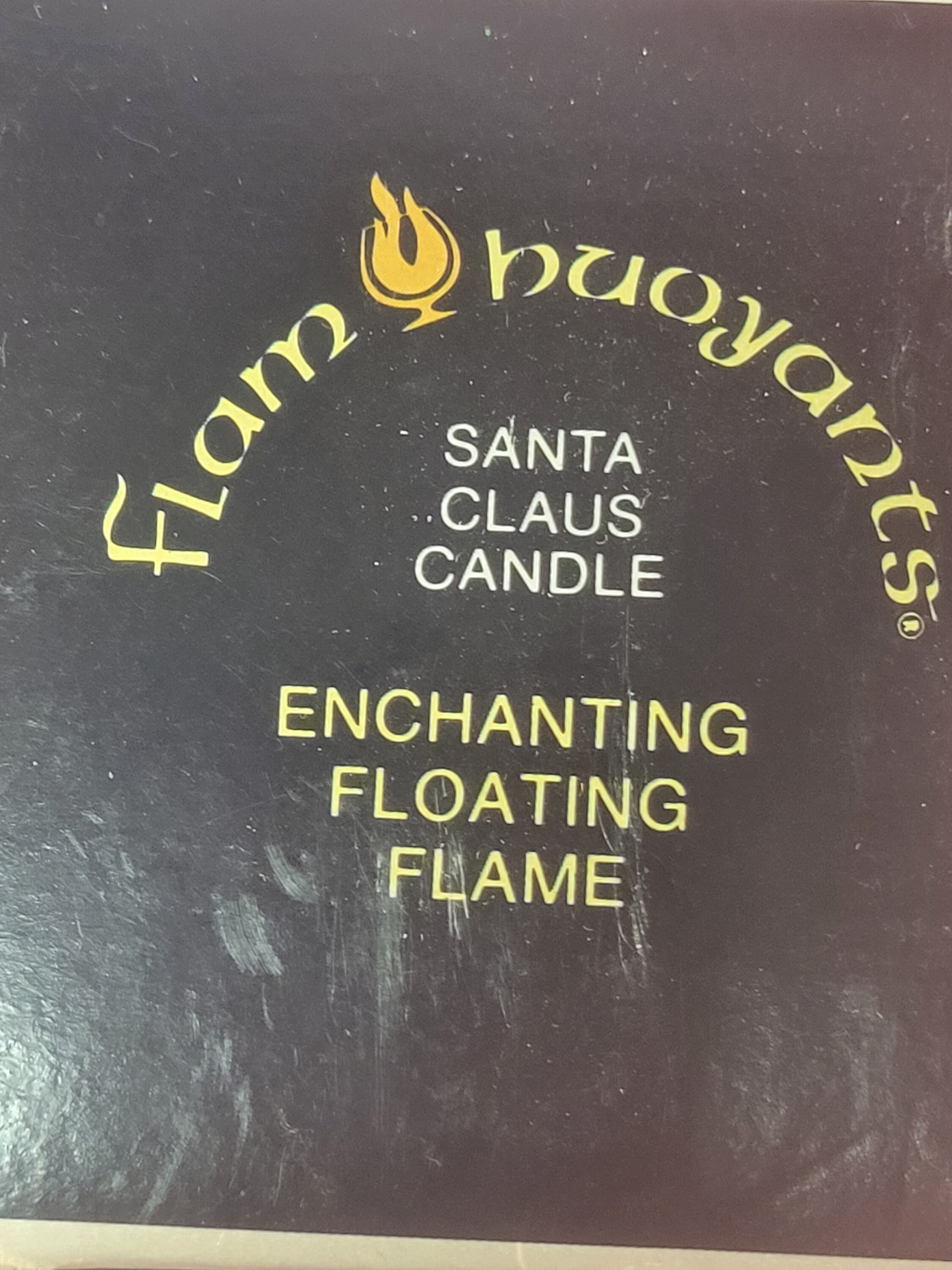 1978 Flam Buoyant Santa Candle in Box - Etsy