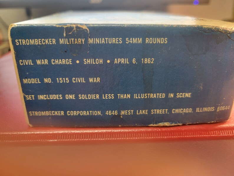 Strombecker Military Miniatures Civil War Charge Soldier Set - Etsy