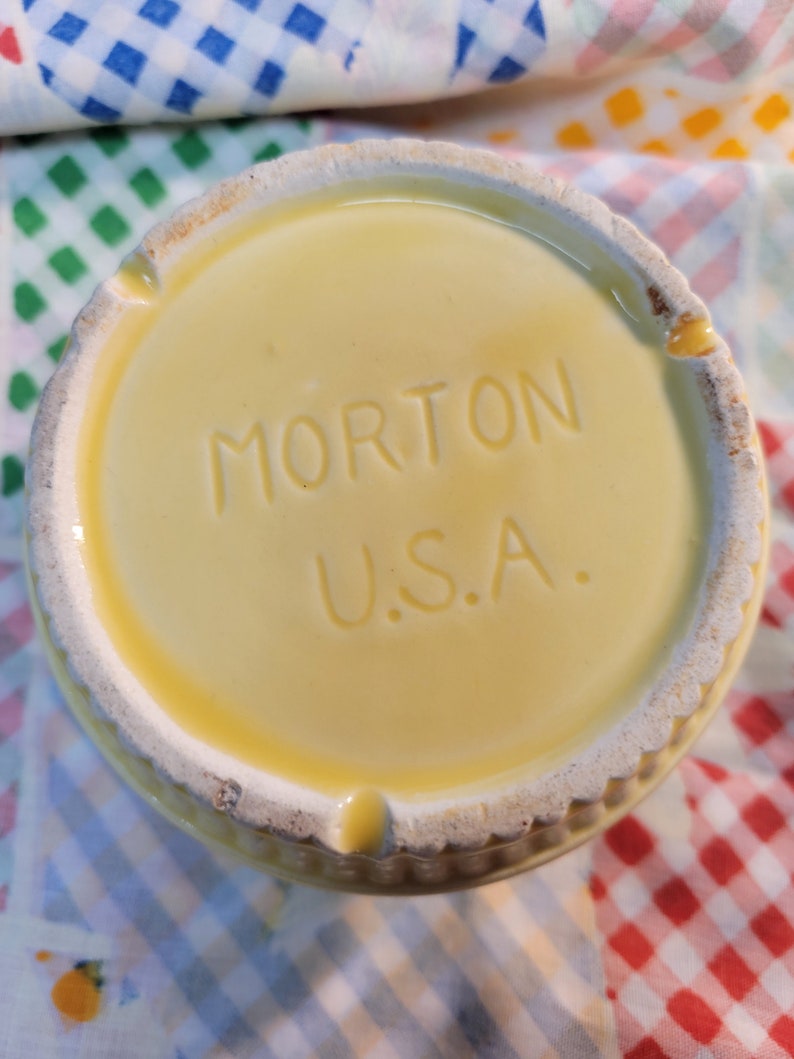 Vintage Morton U.S.A. Yellow Planter - Etsy