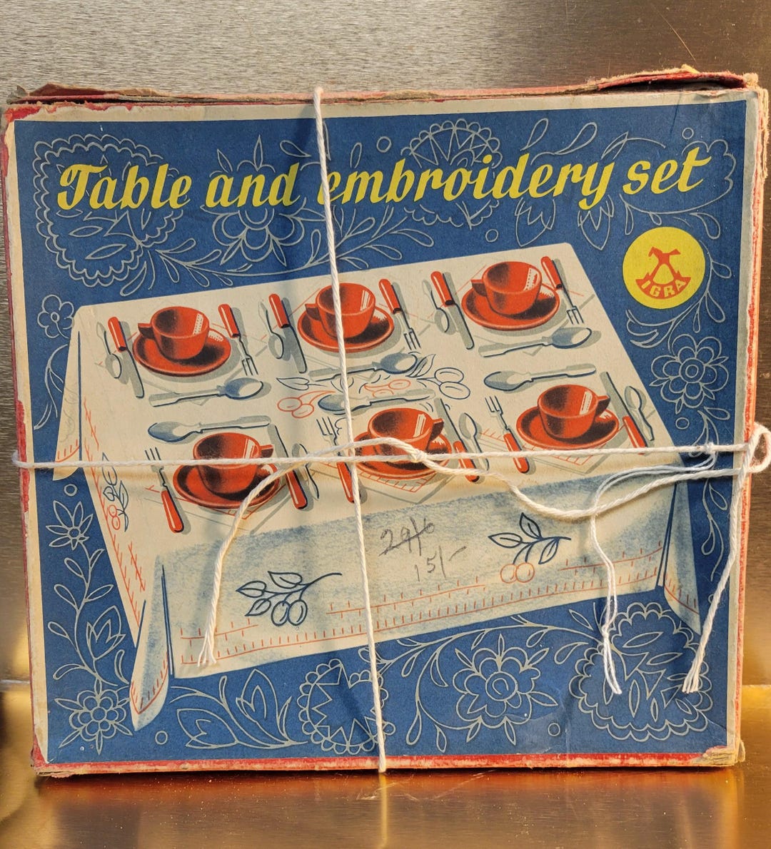 Vintage Made in Czechoslovakia Table and Embroidery Set by IGRA - Etsy