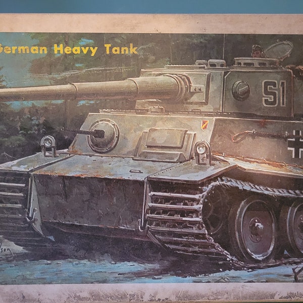 German Tiger Tank Model - Etsy