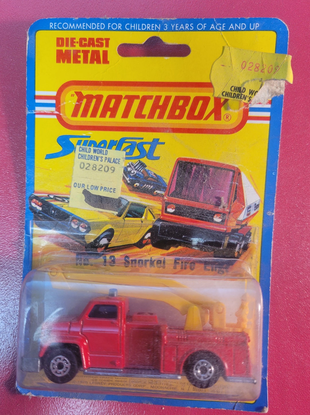 Matchbox #13 1976 Snorkel Fire Engine - Etsy