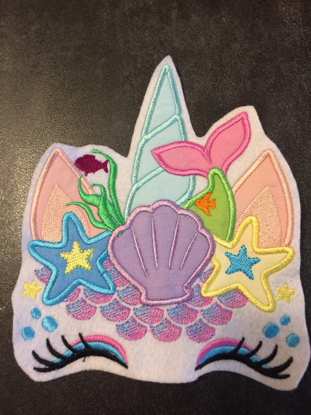 Mermaid Unicorn Application - Etsy