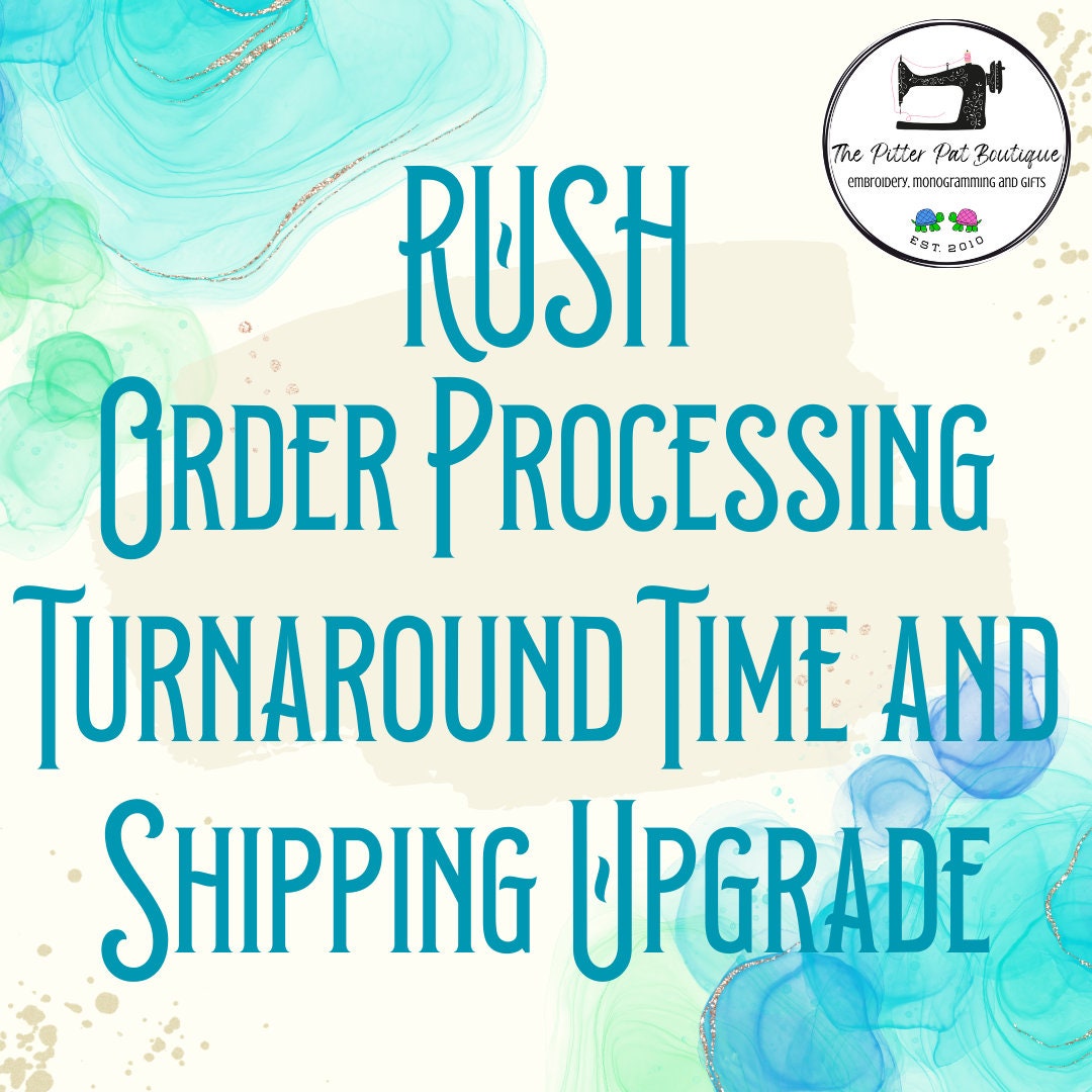 RUSH Order Processing -and- PRIORITY SHIPPING Service - Etsy
