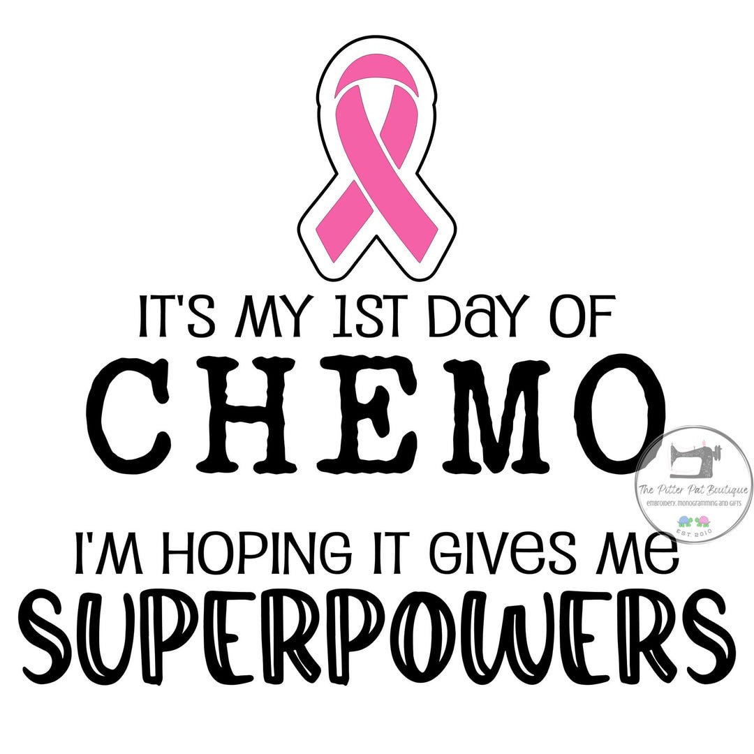 Breast Cancer SVG. Cancer First Day of Chemo Chemotherapy Hope It Gives ...