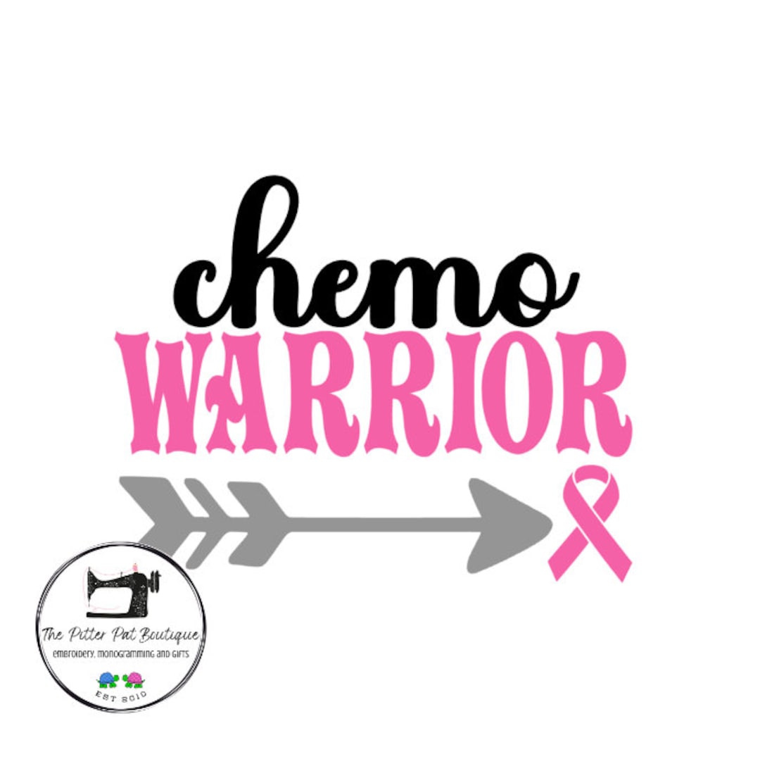 Breast Cancer Chemotherapy Chemo Warrior SVG - Etsy