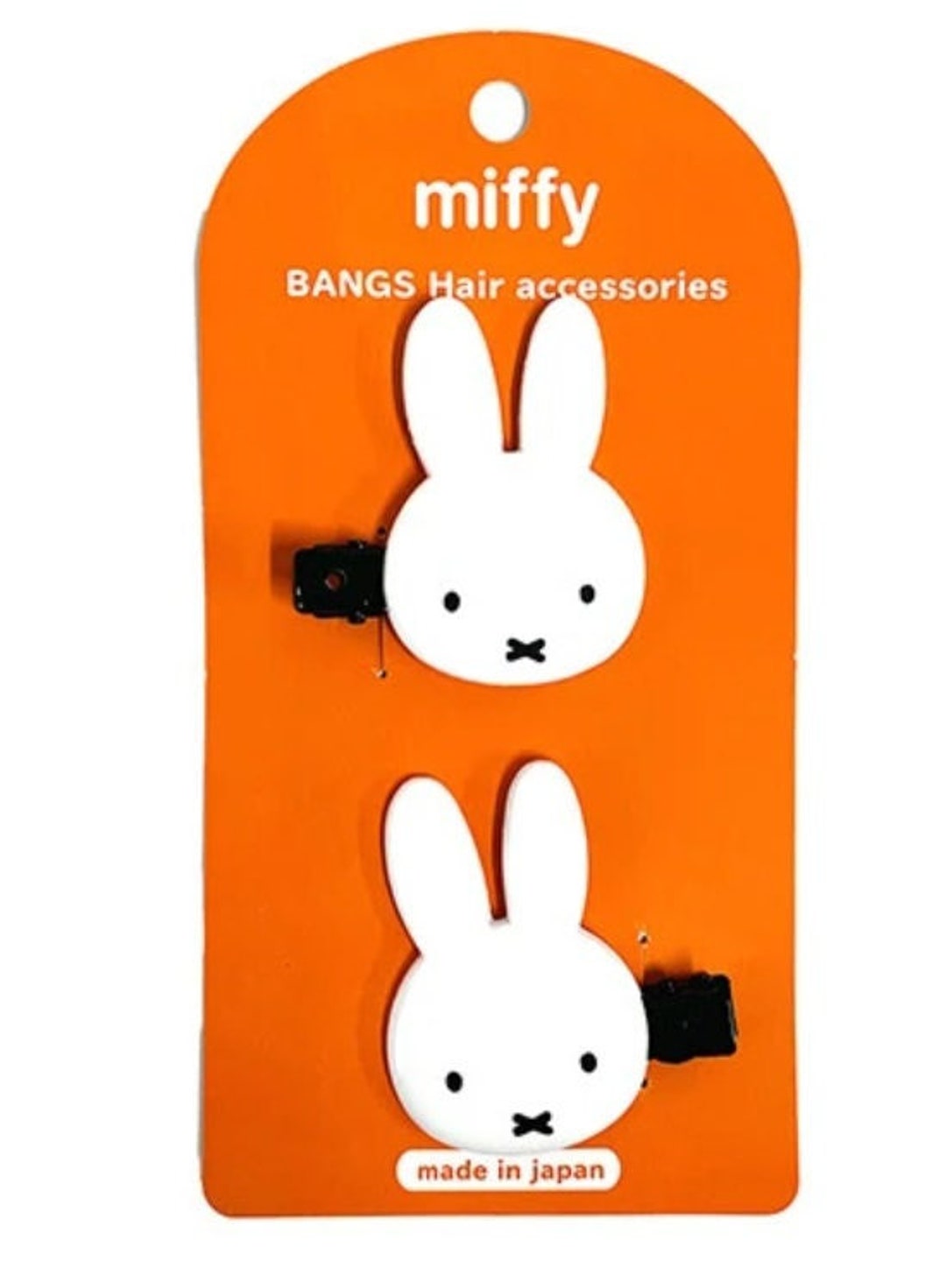 Shobido Miffy Die Cut Bangs Hair Clip, Round Ears - Etsy