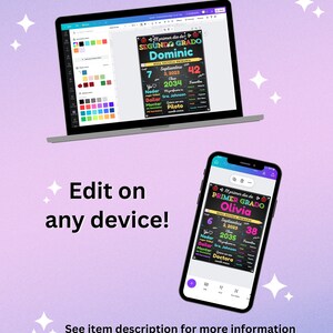 SPANISH ! Carteles De Primer Dia De Escuela Easy DIY Canva Printable ...