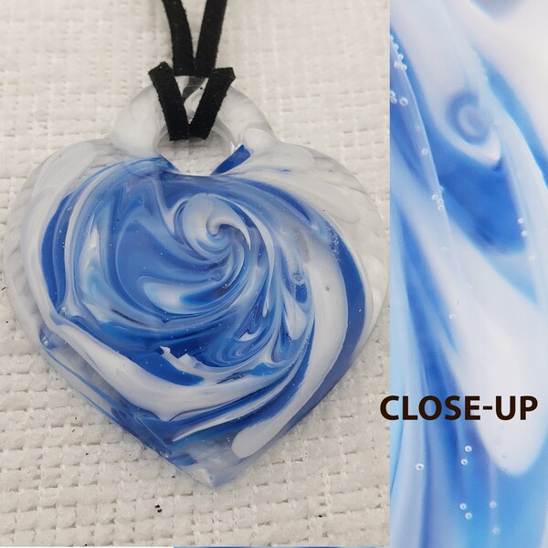 Resin Heart Pendant - Etsy