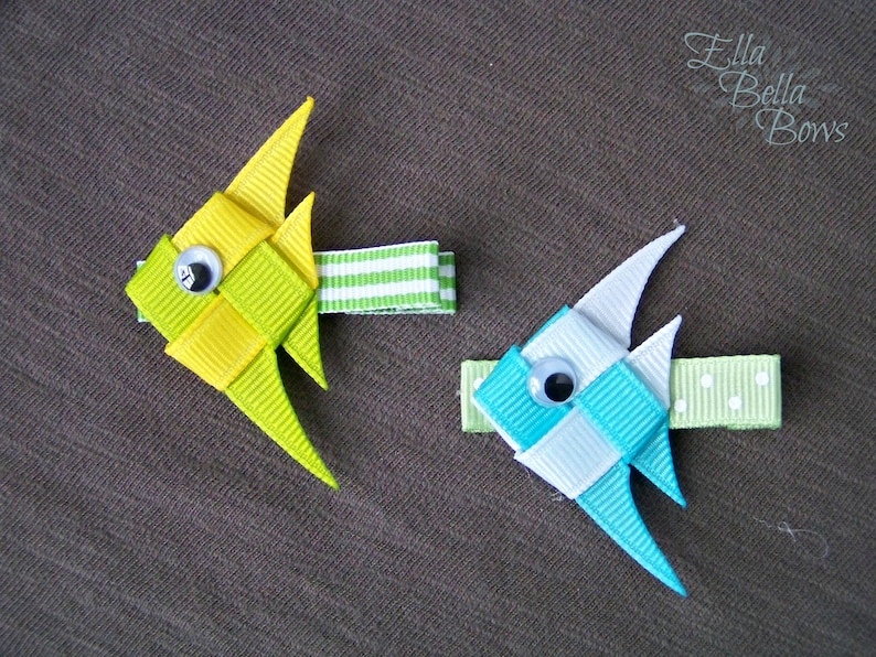 Instant Download Woven Angelfish Ribbon Sculpture TUTORIAL in | Etsy