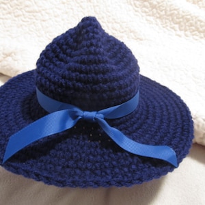 Crochet PATTERN State Trooper/patrolman/ranger Hat - Baby's 1st Photo ...