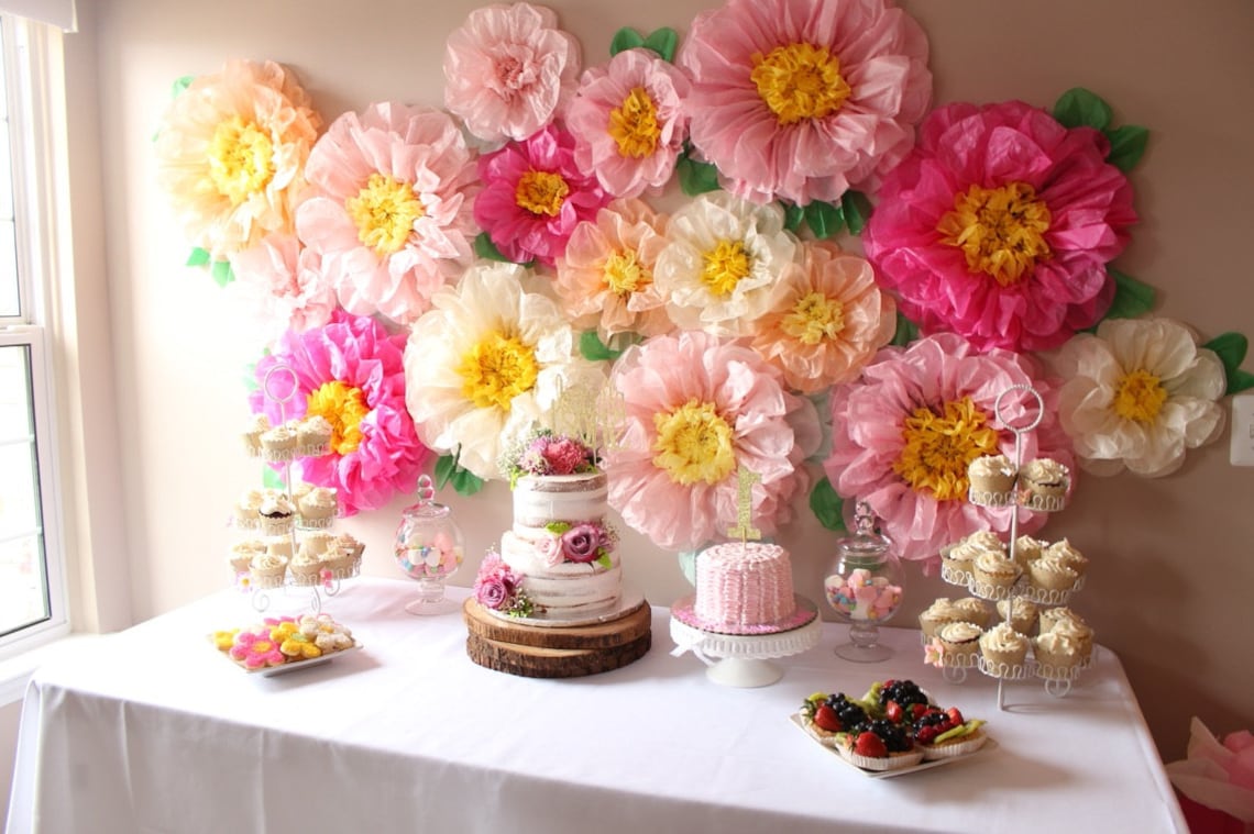 Tissue Paper Flowers for Flower Wall - Etsy