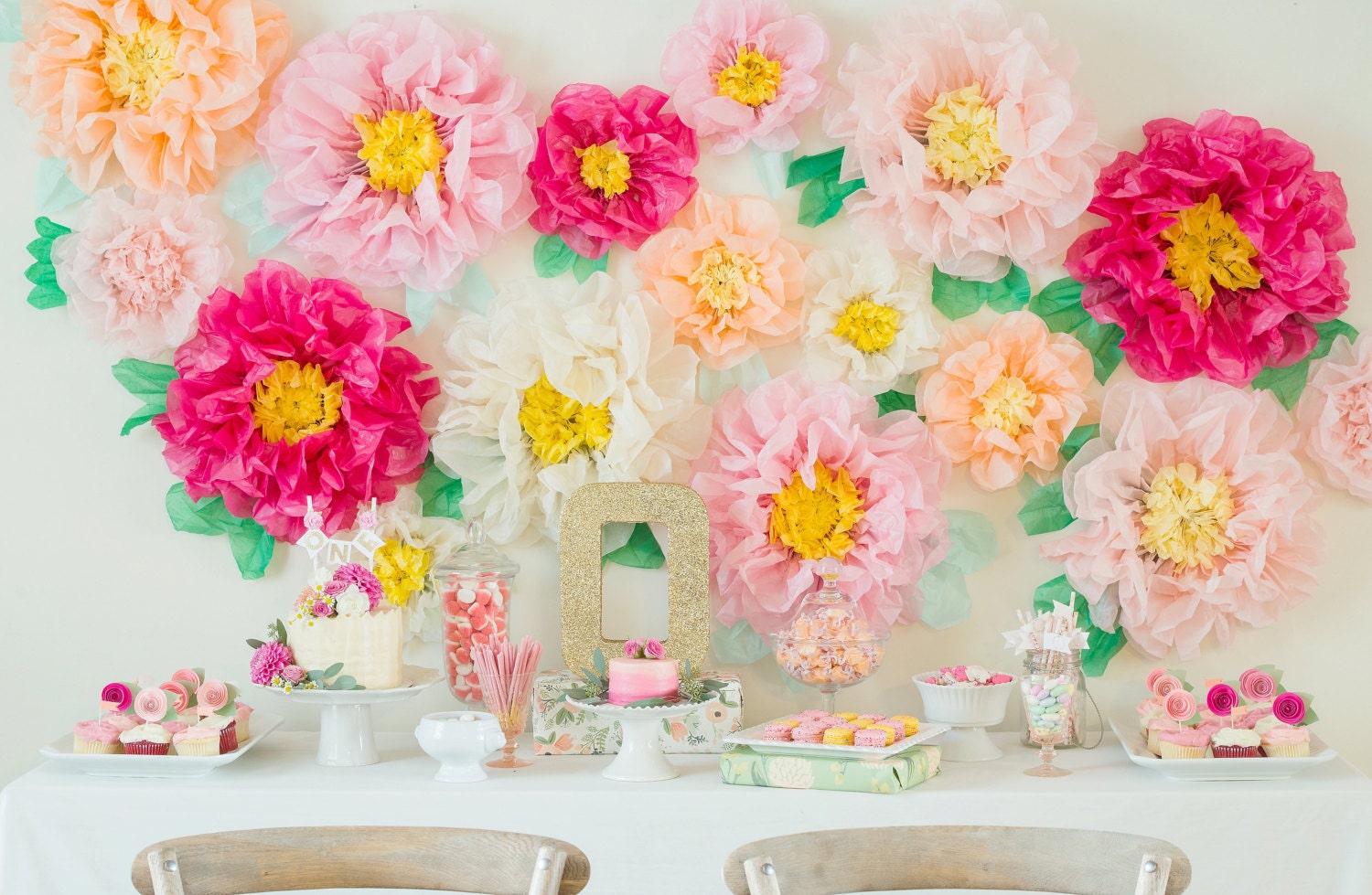 Tissue Paper Flowers for Flower Wall - Etsy