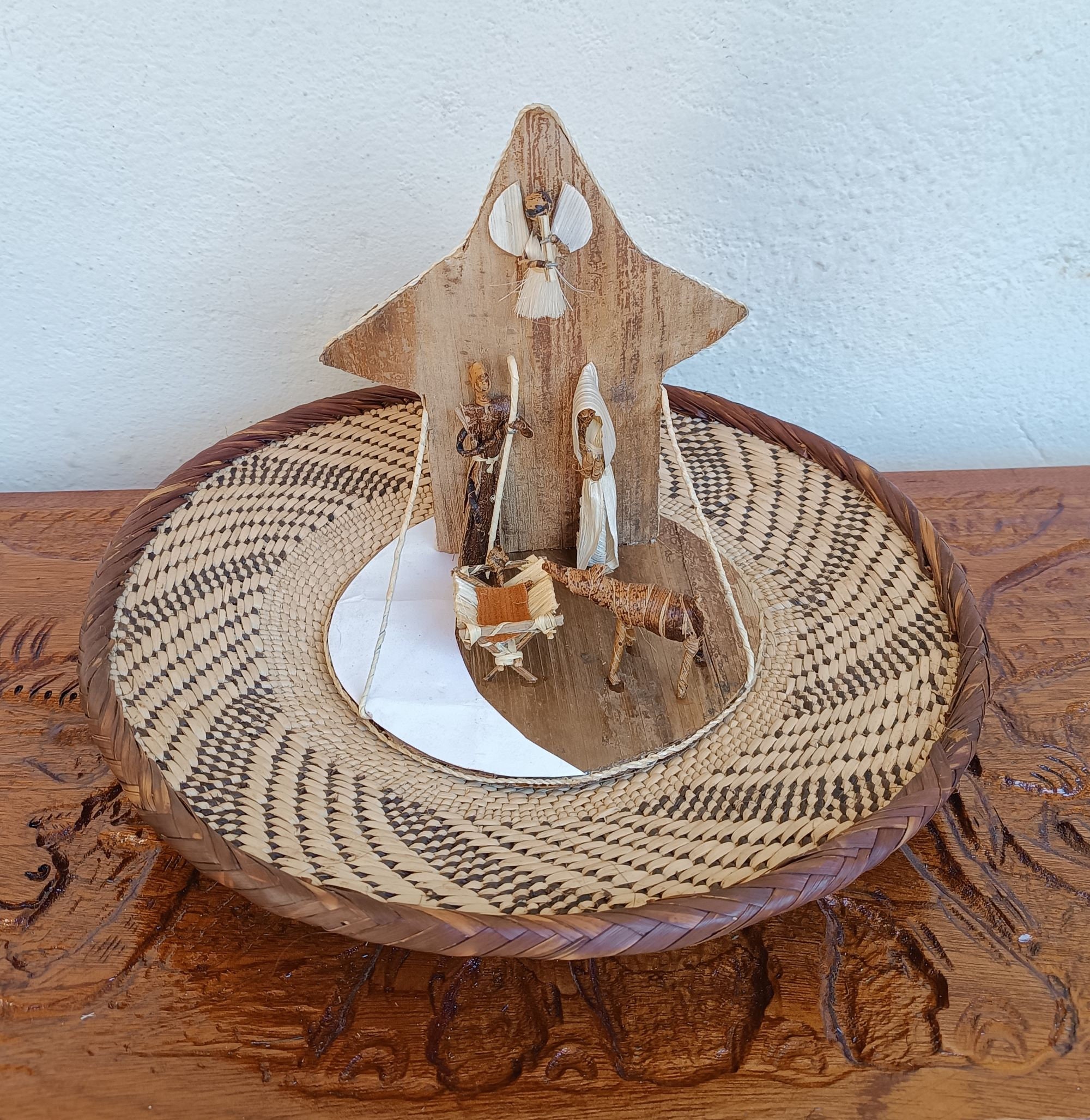Nativity Scene in Banana Fiber, African Nativity Scene - Etsy