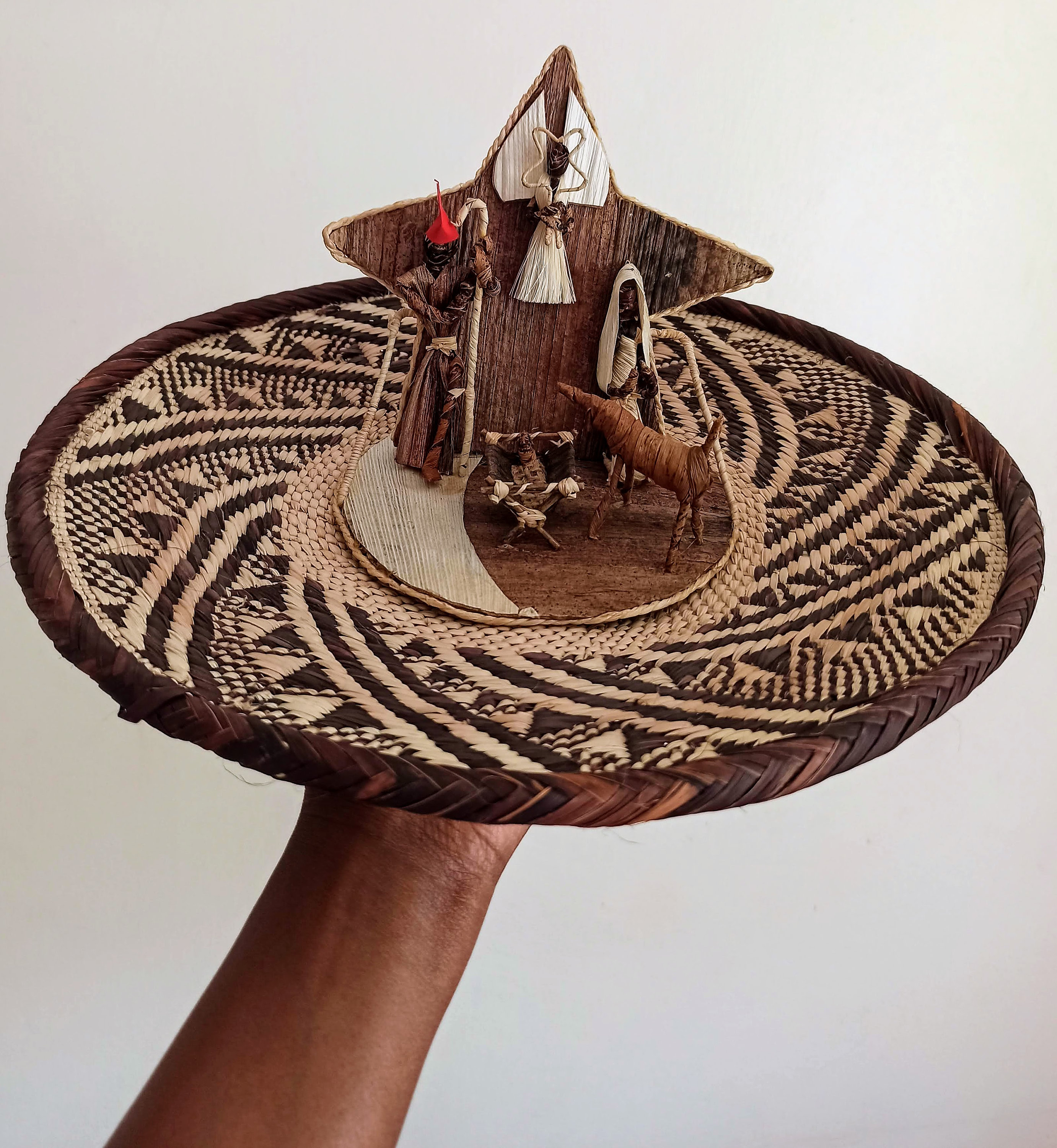 Nativity Scene in Banana Fiber, African Nativity Scene - Etsy