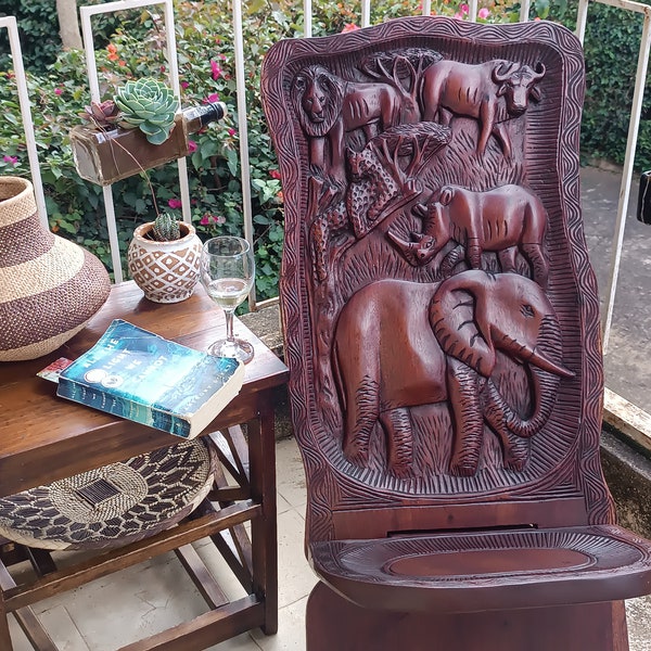 Vintage Safari Chair - Etsy