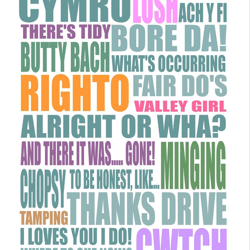 Welsh Sayings - Etsy UK