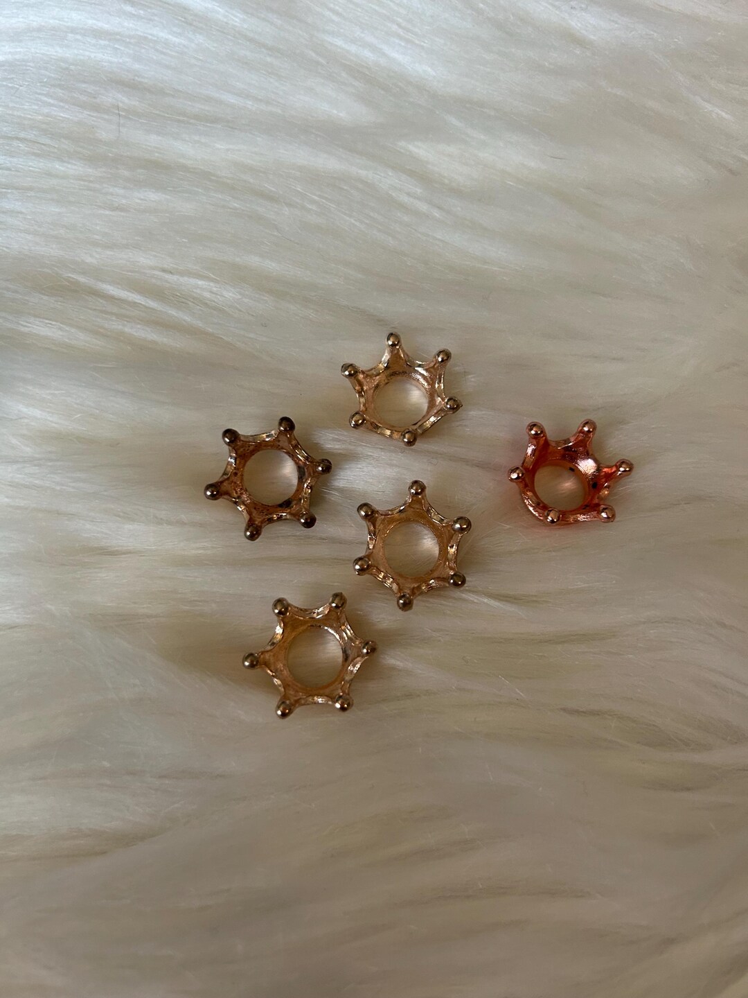 Set of 5 Small Metal Crown Sphere Holders - Etsy