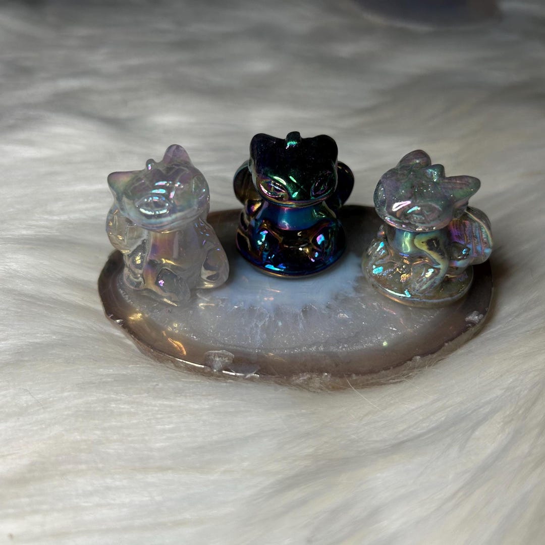 Mini Toothless Crystal Carving - Etsy