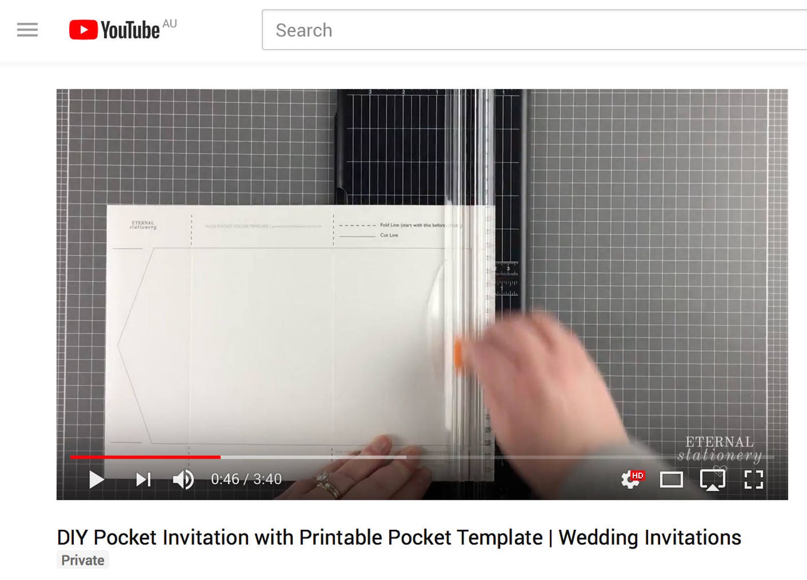4x6 Pocket Wedding Invitation Template: Tri-fold Folio (PDF) - Etsy