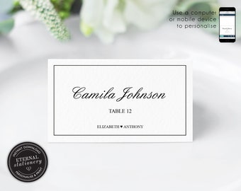 Table Tent Name Card - Etsy