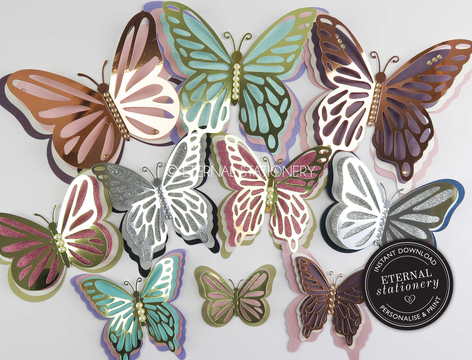 BIG Butterfly SVG Bundle Butterfly SVG 3D Butterfly Svg - Etsy