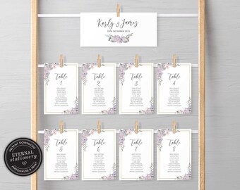 Seating Chart Template Border - Etsy