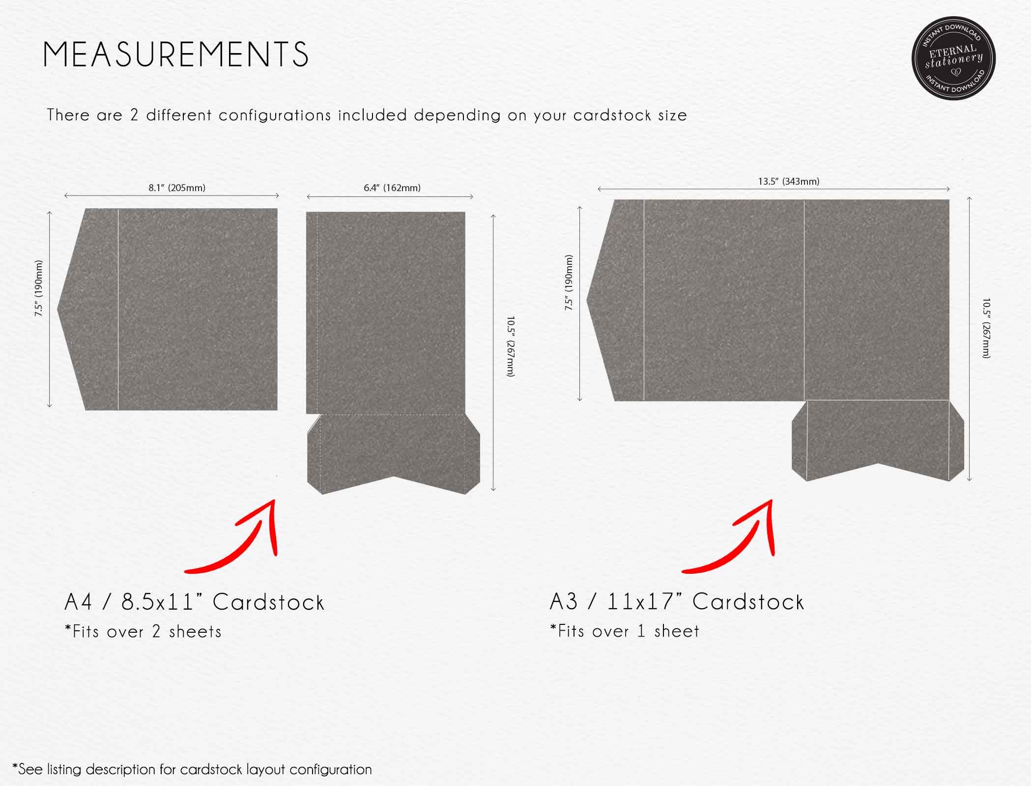 Measurement of wedding card and sizes | Beachweddingtips.com