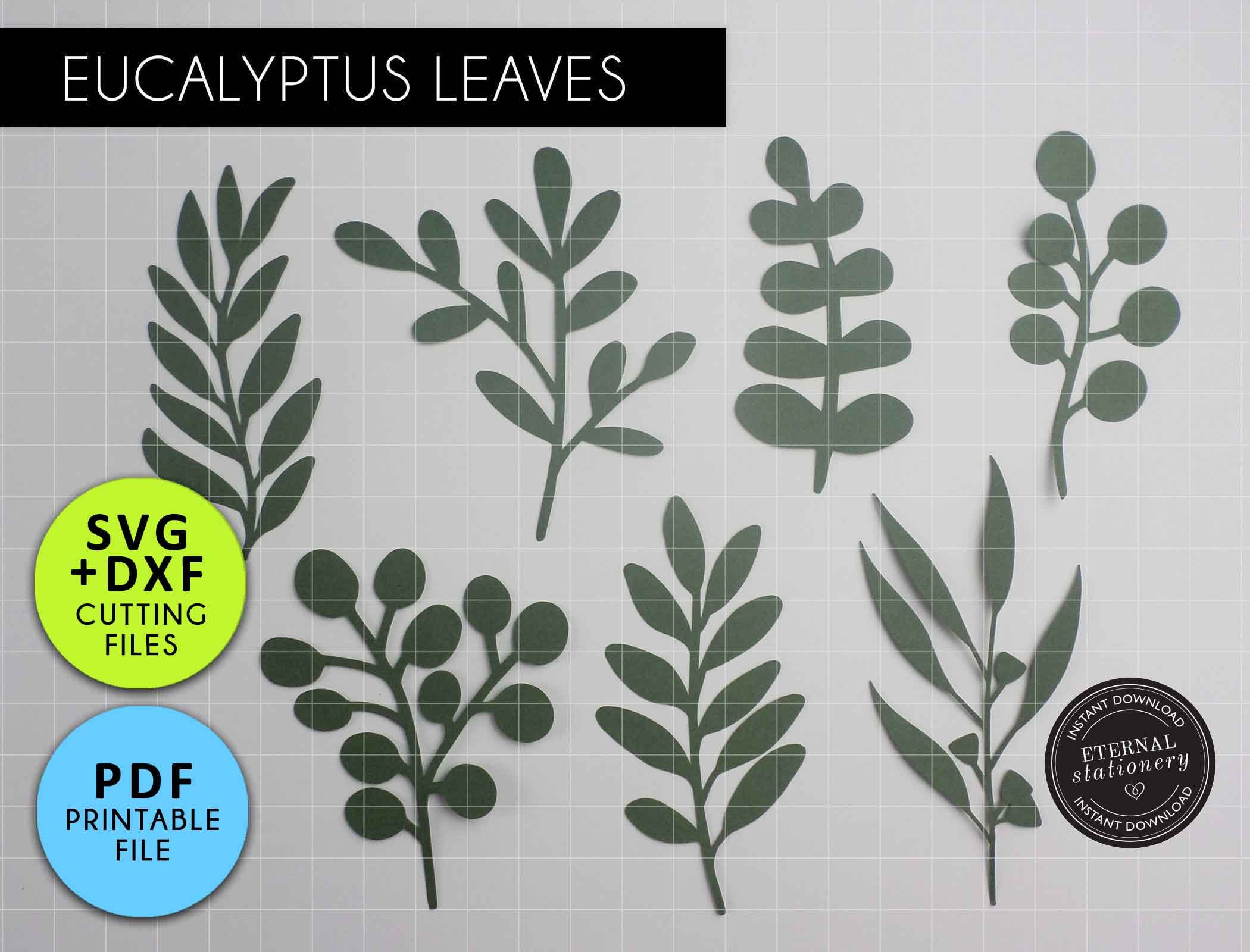 Papercraft Paper, Party & Kids Paper Small Leaf and Branches Pattern ...