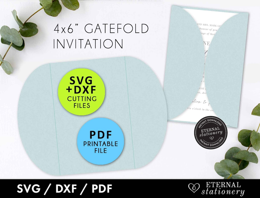 4x6 Wedding Invitation, Wedding Invitation Template, Wedding Invitation ...