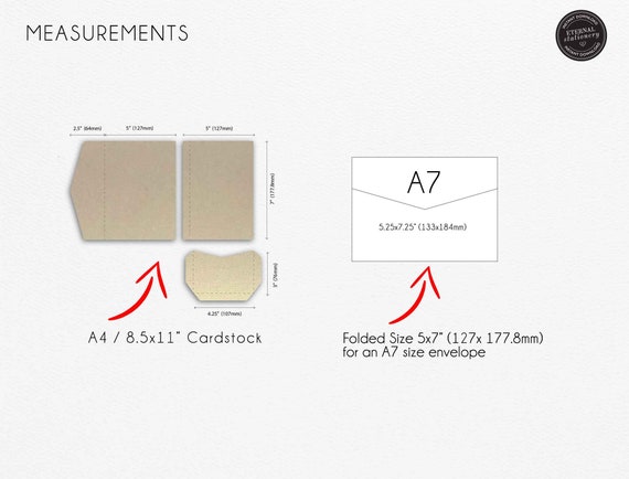 Dimensions For Pocket Invitations