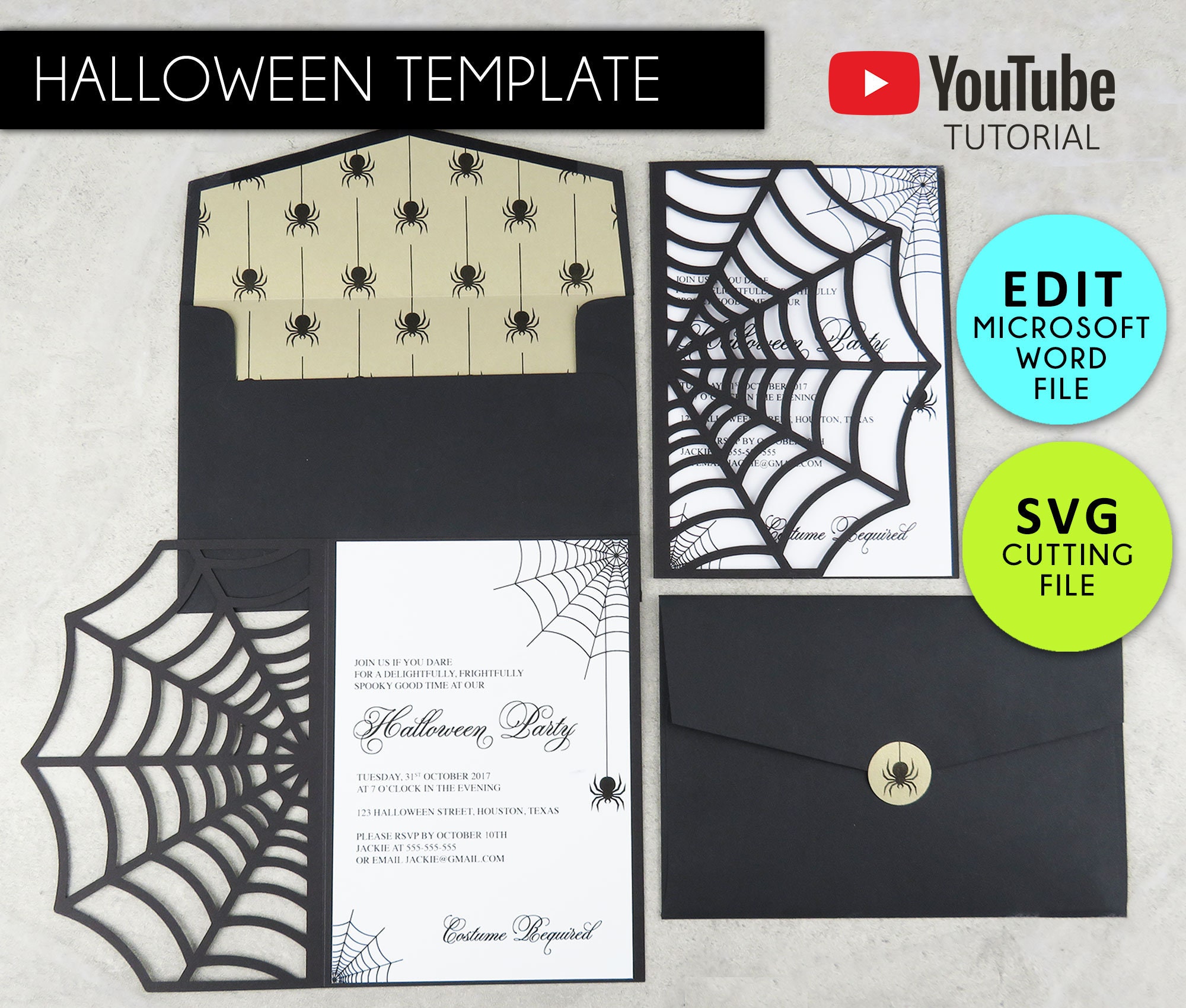 Kids Halloween Party Invitations Printable Halloween Party Invitations ...
