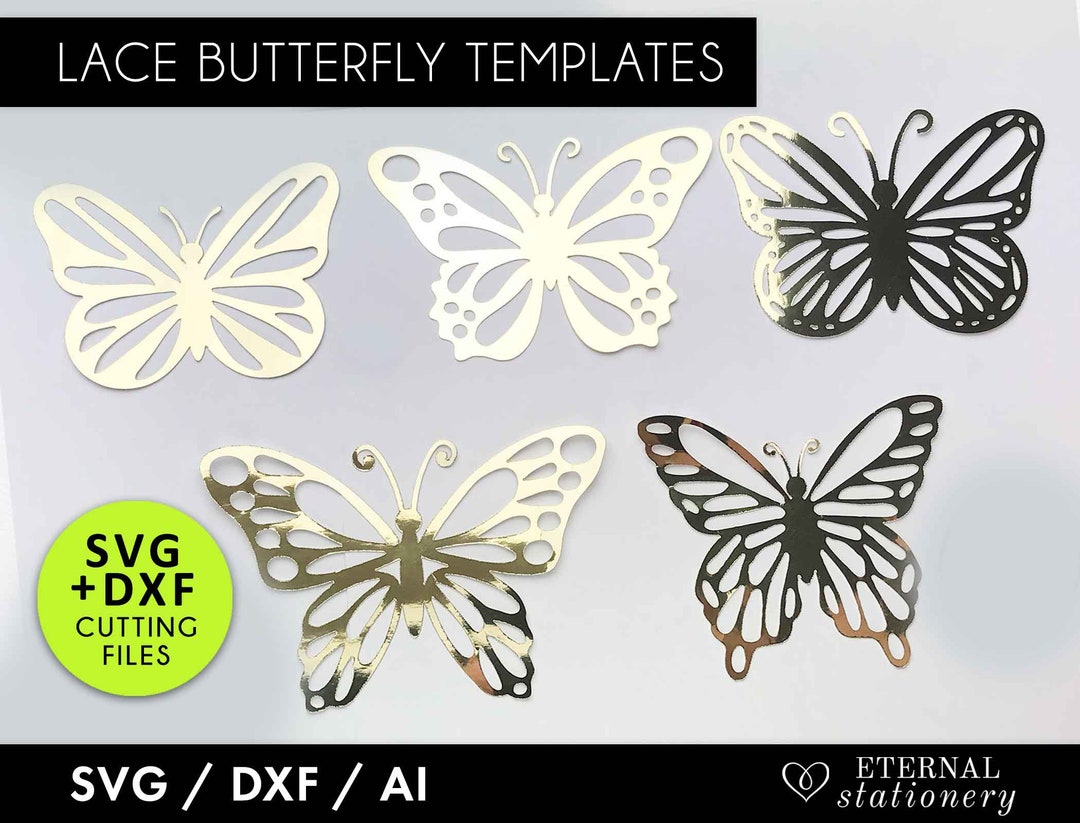 Lace Butterfly SVG, 3D Butterfly Svg, Butterfly Template, Butterfly Cut ...