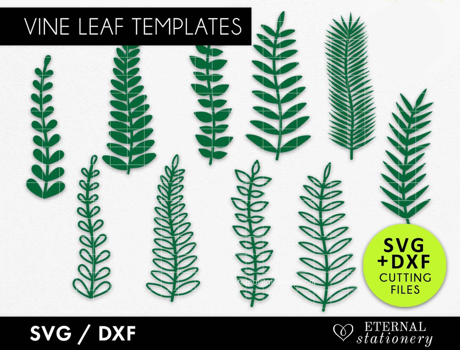 Vine SVG Vine Leaf Svg Jungle Leaf Svg Tropical Leaf Svg - Etsy