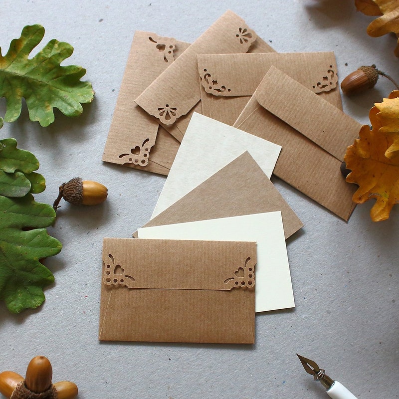Rustic Envelope - Etsy