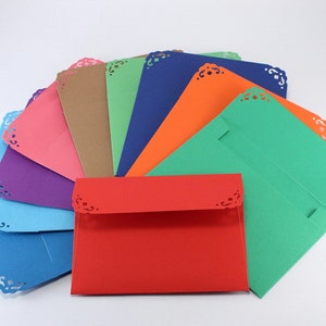 25 Colored Envelopes, Size C6 for A6 Wedding Invitations, 4x6" Greeting ...