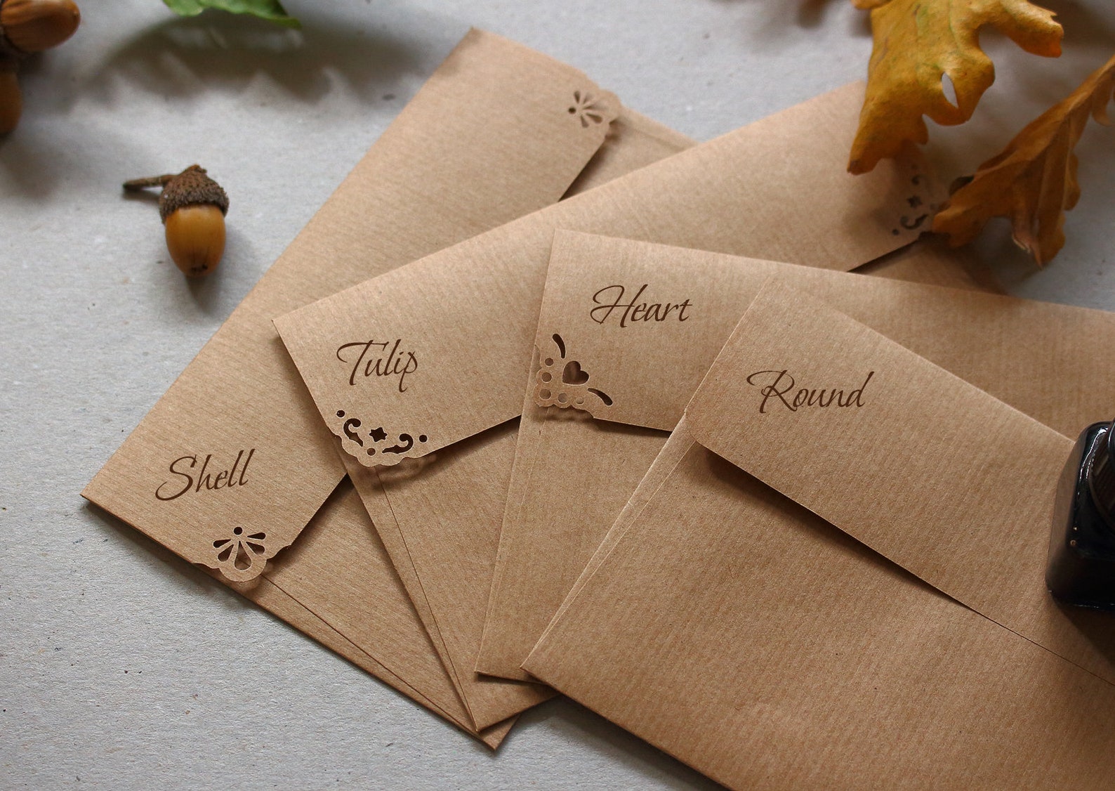 20 Handmade Brown Paper Envelopes C6 Kraft Envelopes for A6 - Etsy