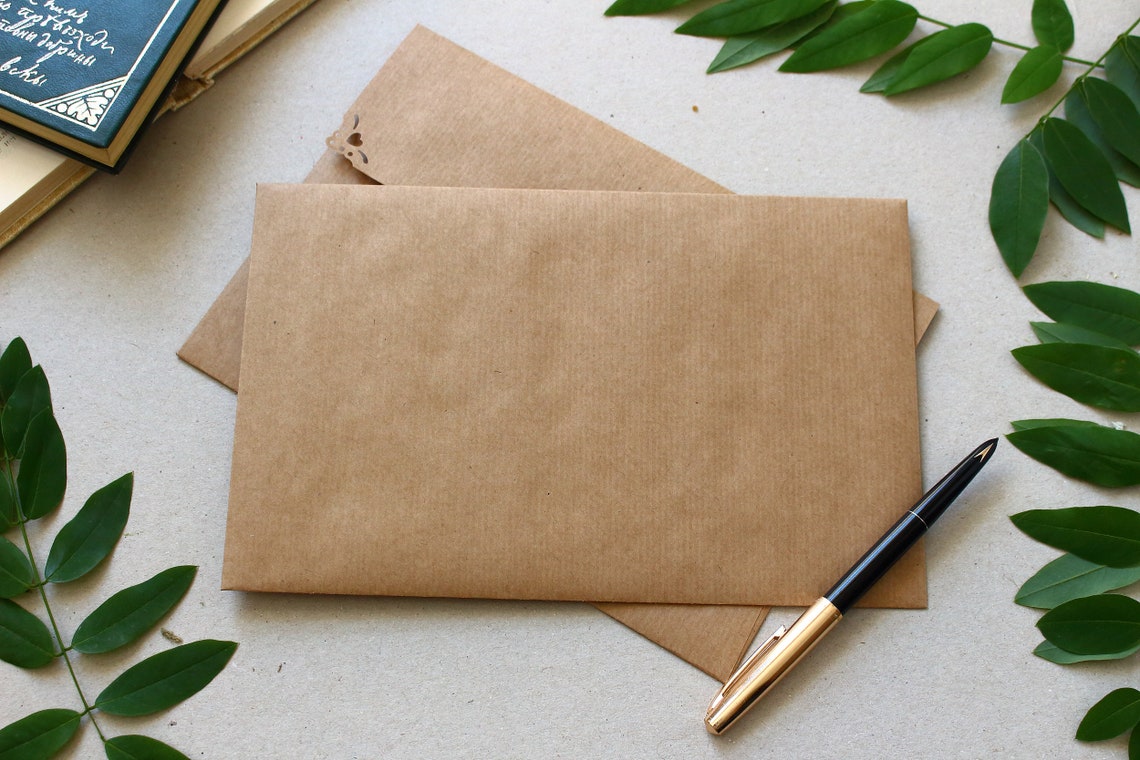 25 A10 Brown Kraft Envelopes 6 X 9.5 Large Mailing - Etsy