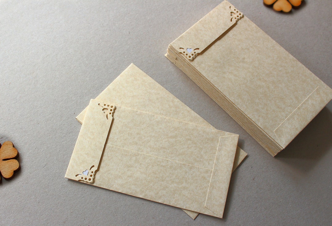 50 Coin Envelopes - Parchment Envelopes -seed Packet Envelopes - Aged ...