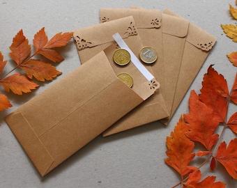 Kraft Coin Envelopes - Etsy