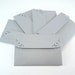 25 Mini Envelopes With Notecards - Metallic Silver Envelopes - Wedding ...