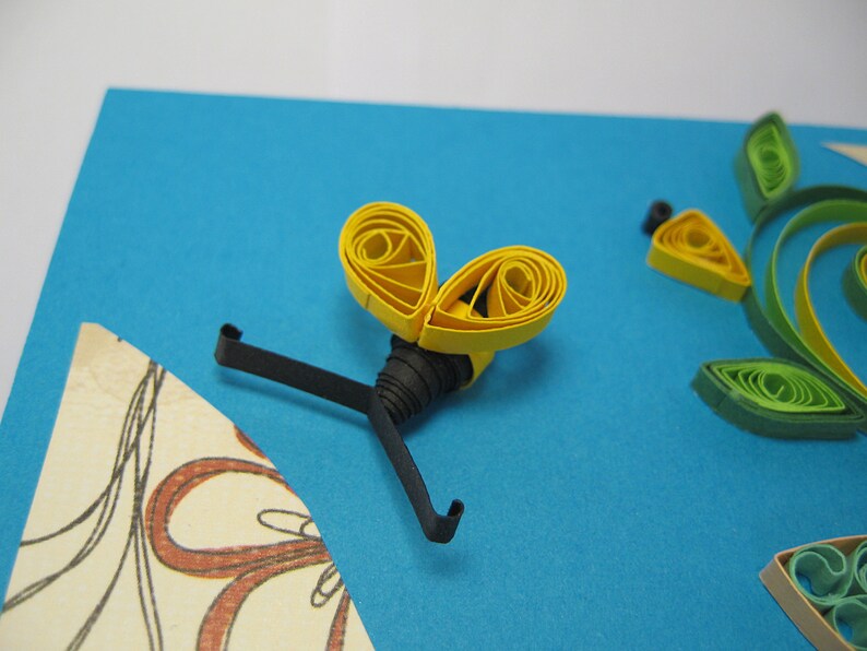 1st Birthday Card Handmade Baby Boy Quilling Card One Year - Etsy