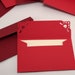25 Tiny Red Envelopes With Blank Cards Valentine's Day - Etsy
