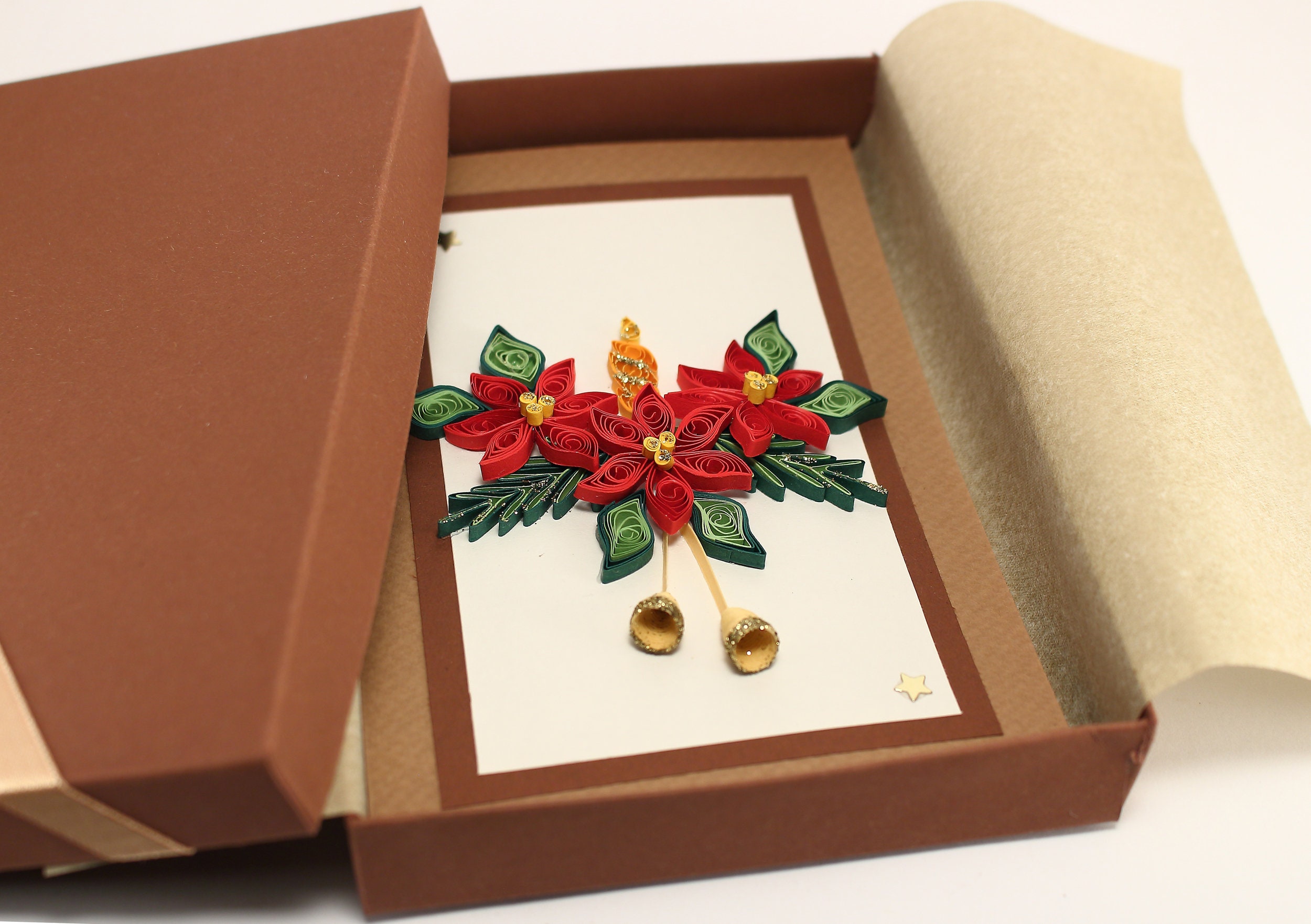 Handmade Christmas Cards Pack of 3 Special Family Holiday | Etsy