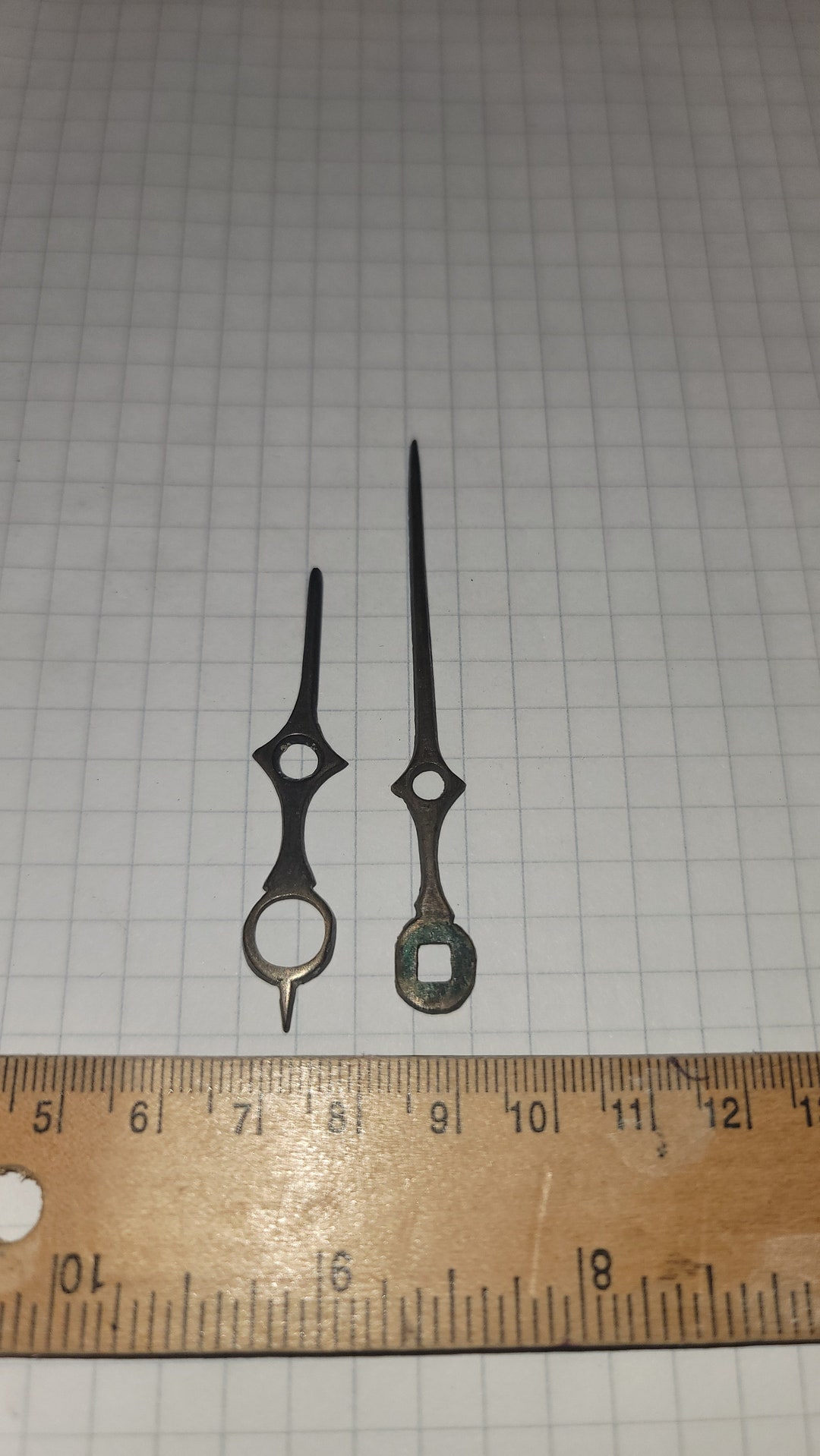 Gorgeous Vintage Pair of 1800s Cast Metal Clock Hands - STK 1083 - Etsy