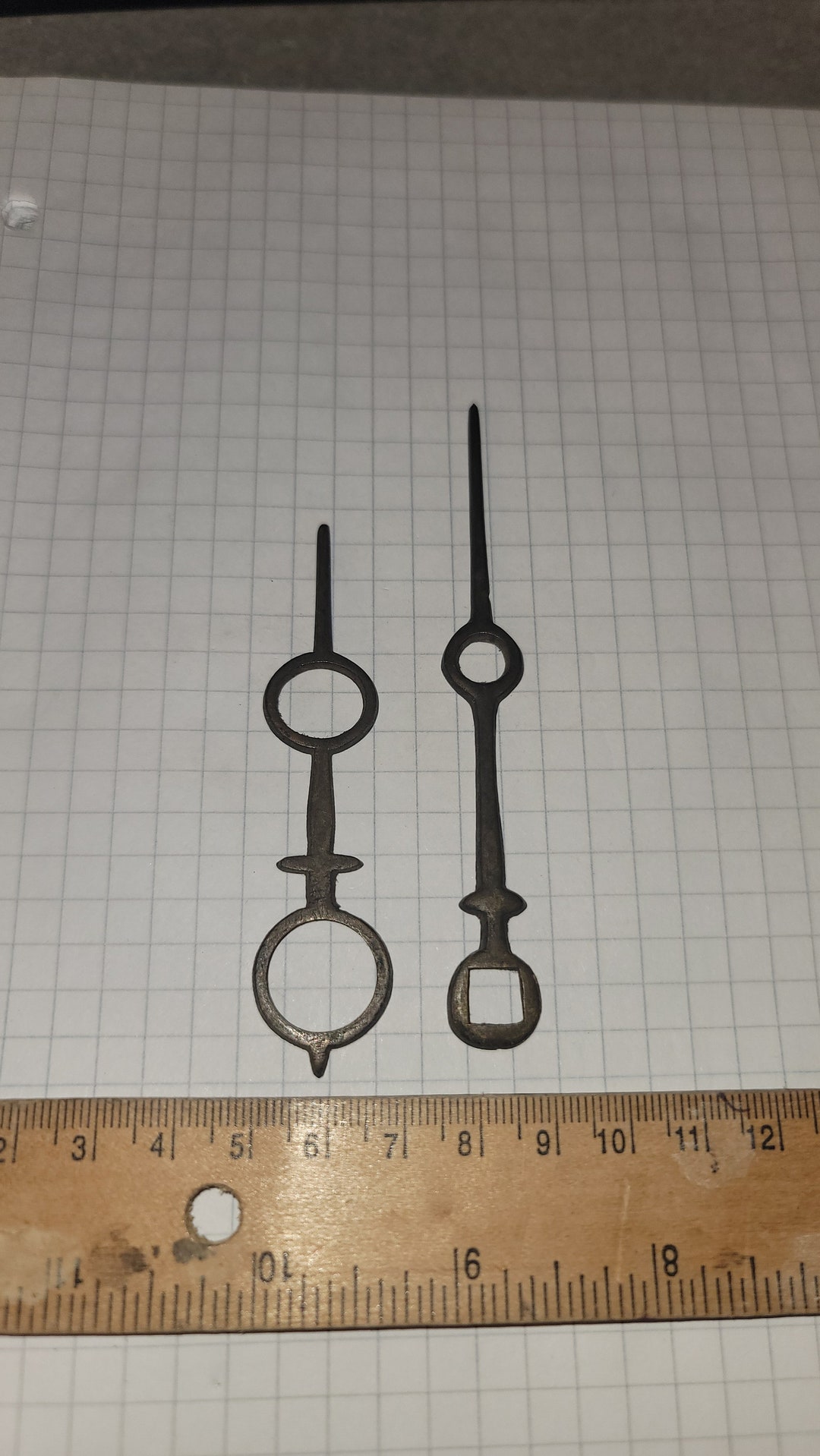 Gorgeous Vintage Pair of 1800s Cast Metal Clock Hands - STK 1085 - Etsy