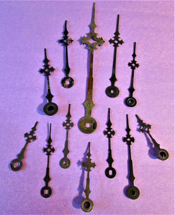 Black Clock Hands - Sallys Clock Hands