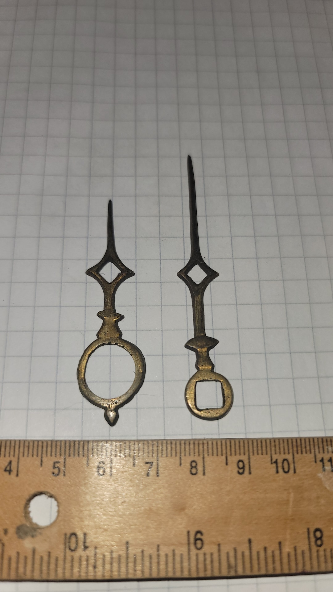 Gorgeous Vintage Pair of 1800s Cast Metal Clock Hands - STK 1091 - Etsy