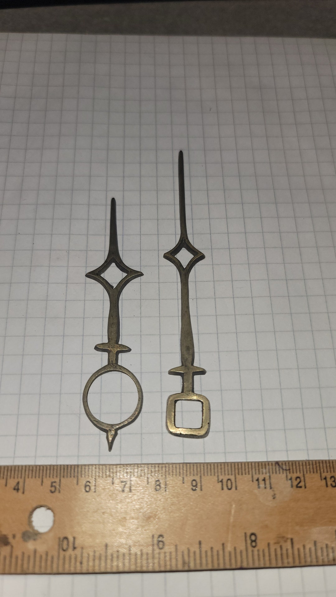 Gorgeous Vintage Pair of 1800s Cast Metal Clock Hands - STK 1084 - Etsy