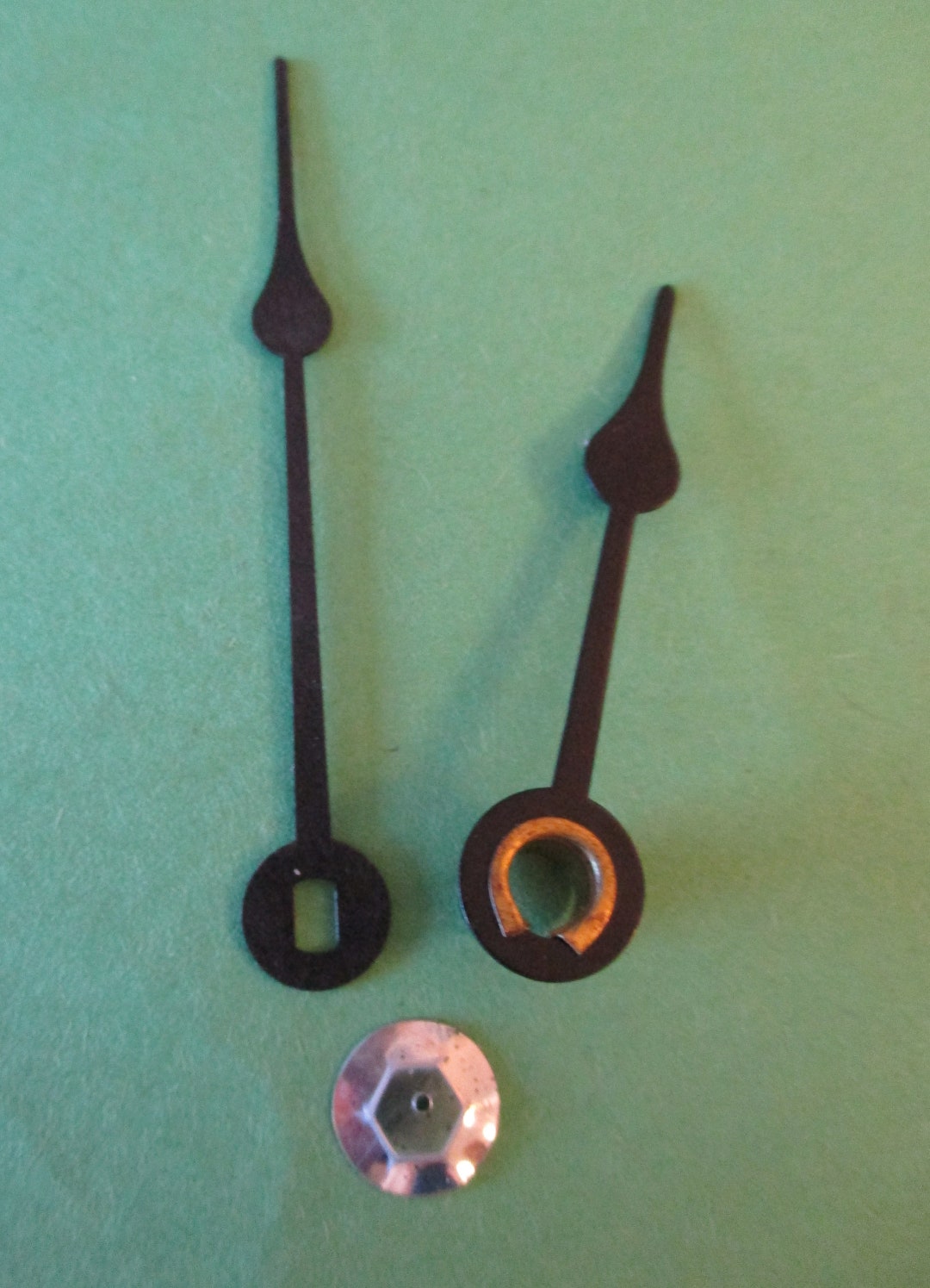 1 Pair of Black Steel Spade Style Clock Hands Stk# 907 - Etsy
